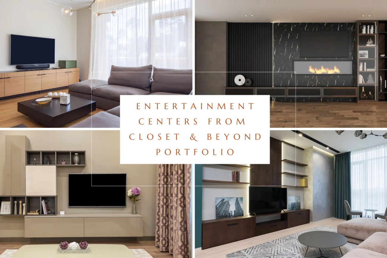 Custom Entertainment Centers to Elevate Your Living Room - Closet & Beyond
